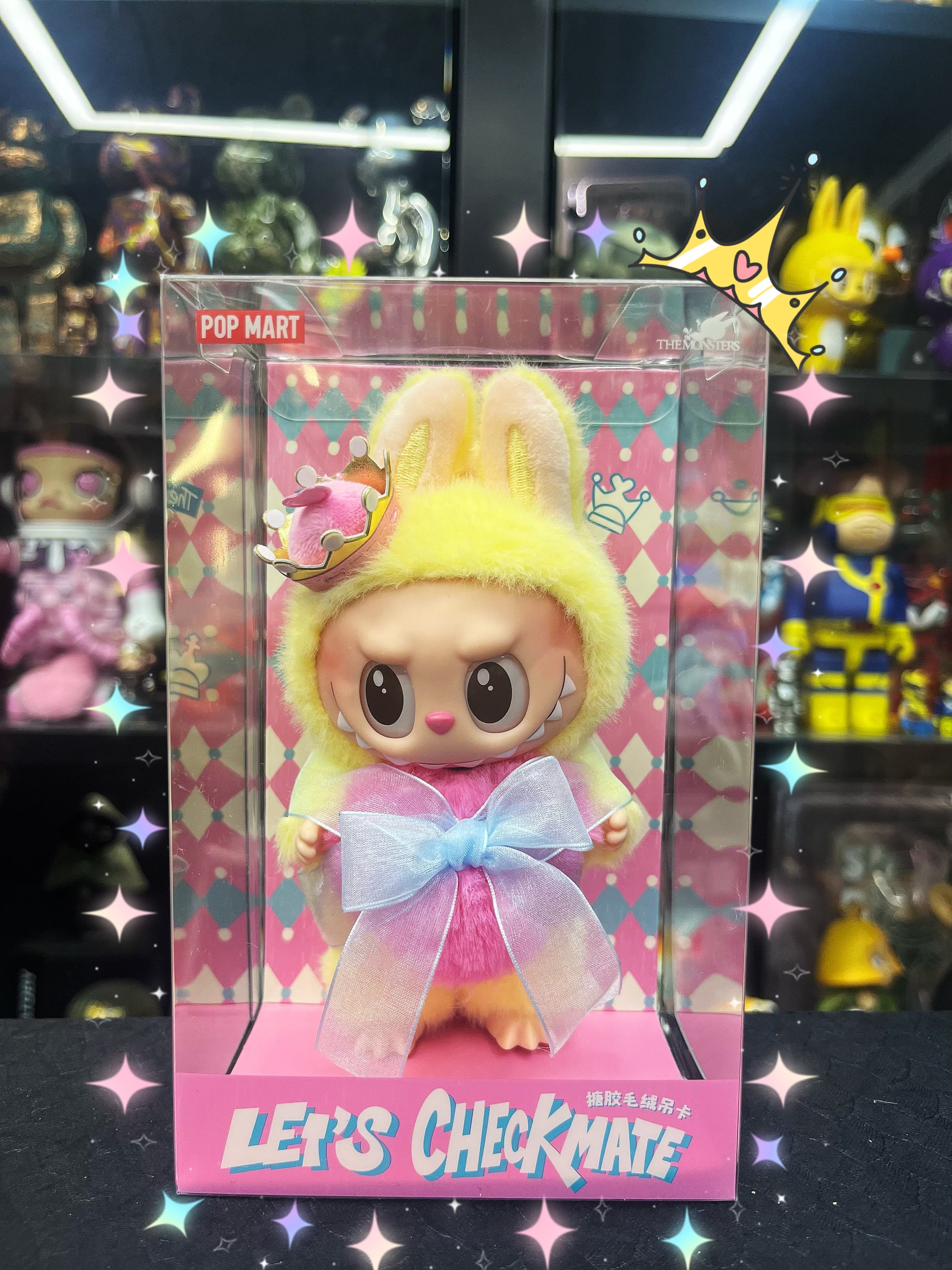 THE MONSTERS 象棋大冒險系列 - 皇后 搪膠毛絨吊卡 THE MONSTERS Let's Checkmate Series-Q