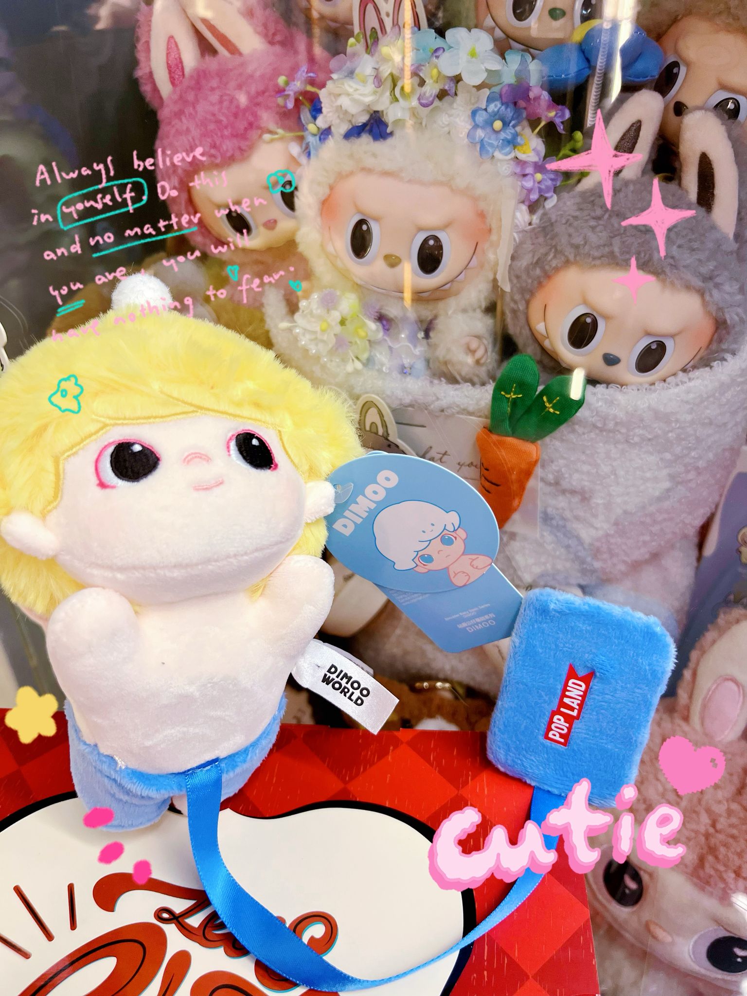 POP LAND 站肩公仔基礎系列-Dimoo Shoulder Baby Basic Series-Dimoo